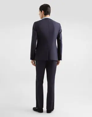 Dolce & Gabbana Silk And Gabardine Jogging Trousers - Blue