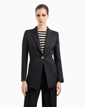 Giorgio Armani Technical Scuba Single-breasted Jacket