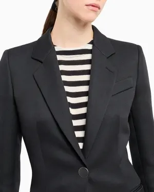 Giorgio Armani Technical Scuba Single-breasted Jacket