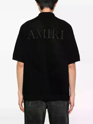 Amiri Crochet-knit Mesh Shirt
