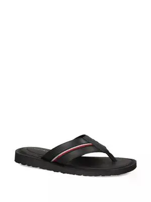 Tommy Hilfiger Leather Flip Flops