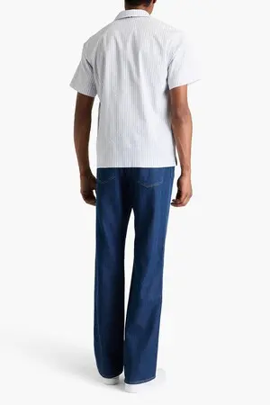 Thom Browne Striped Seersucker Shirt