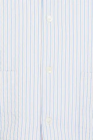 Thom Browne Striped Seersucker Shirt