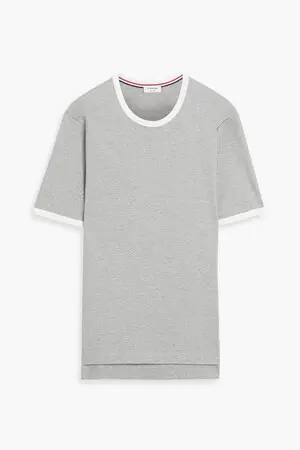 Thom Browne Cottonjersey Tshirt Gray