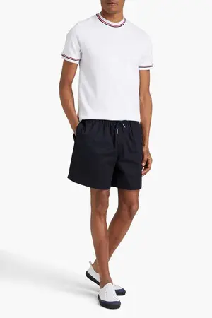 Thom Browne Cotton-twill Shorts - Navy