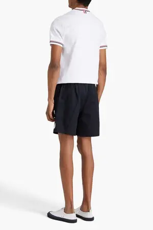 Thom Browne Cotton-twill Shorts - Navy