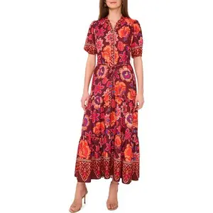 Vince Camuto Floral Tiered Maxi Dress