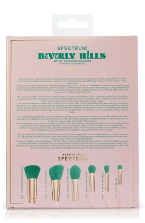 SPECTRUM Beverly Hills 6-piece Makeup Brush Set