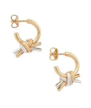Gold Plated Knot Earrings
