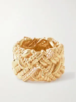 Bottega Veneta Plated Ring - Gold
