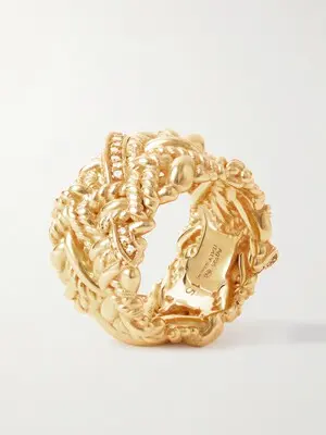 Bottega Veneta Plated Ring - Gold