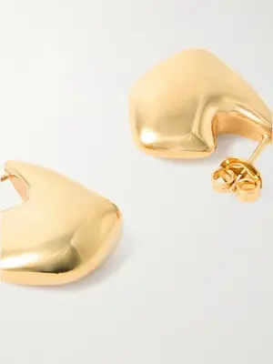 Bottega Veneta Plated Metal Earrings - Gold