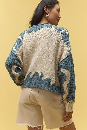 PILCRO Icon Crew-neck Pullover Sweater