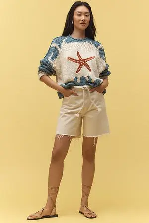 PILCRO Icon Crew-neck Pullover Sweater