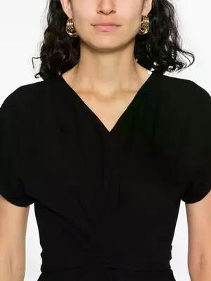 NISSA Poplin Midi Dress