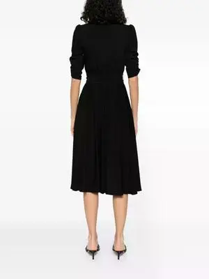 NISSA Belted Viscose Dress