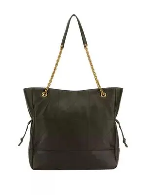 Saint Laurent Jamie Leather Tote Bag - Green