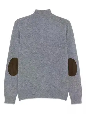 HACKETT Wool Quarter Zip Sweater