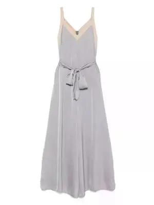 MOUTAKI Pleated Jumpsuit - Grey