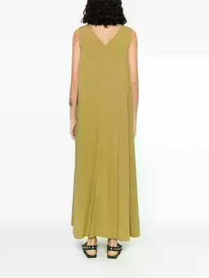MOUTAKI Sleeveless V-neck Dress - Green