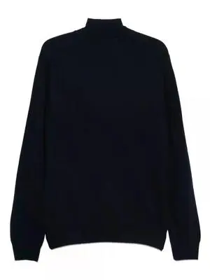 HACKETT Roll Neck Sweater - Blue