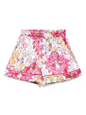 NISSA Printed Satin Shorts