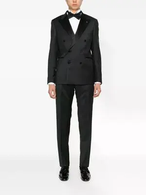 Tagliatore Double-breasted Suit - Black