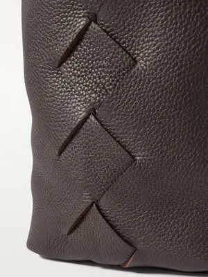 Bottega Veneta Large Intrecciato-detailed Full-grain Leather Tote Bag - Brown
