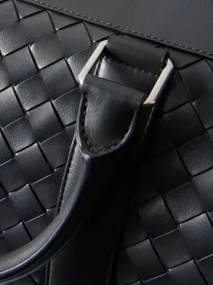 Bottega Veneta Intrecciato Leather Weekend Bag