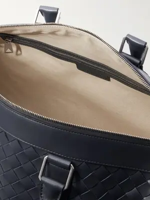 Bottega Veneta Intrecciato Leather Weekend Bag