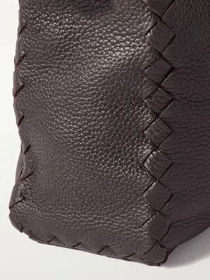 Bottega Veneta Medium Intrecciato Full-grain Leather Messenger Bag