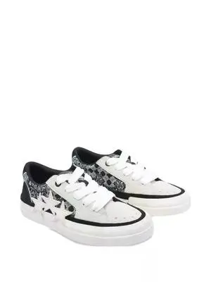 Amiri Bandana Sunset Skate Sneakers - Black