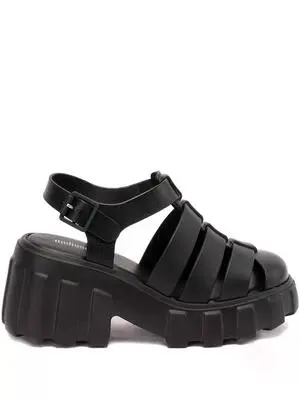 Melissa Buckled Sandals - Black