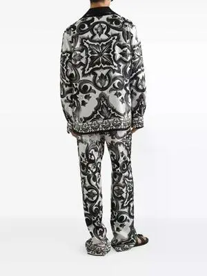 Dolce & Gabbana Printed Trousers - White