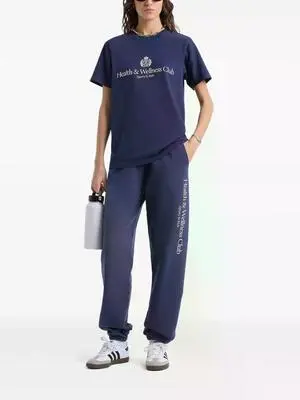 Sporty & Rich H&w Crest Track Pants - Blue