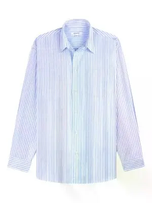 SPORTY & RICH Striped Button-down Shirt
