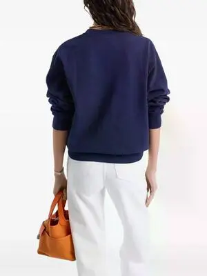Sporty & Rich Cotton Sweatshirt - Blue
