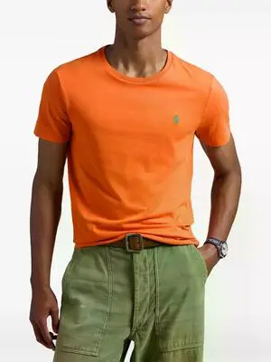 Polo Ralph Lauren Logo-embroidered Crew-neck T-shirt - Orange