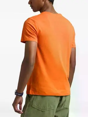 Polo Ralph Lauren Logo-embroidered Crew-neck T-shirt - Orange