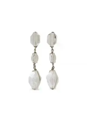 JIL SANDER Drop Earrings - Silver