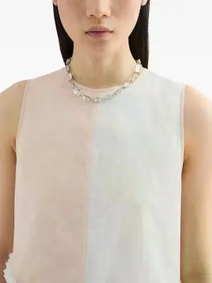 JIL SANDER Stone-embellished Chain Necklace