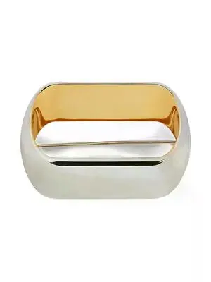 JIL SANDER Two-tone Brooch - Silver