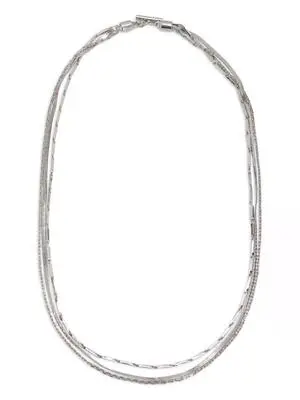 JIL SANDER Layered Chain Necklace - Silver