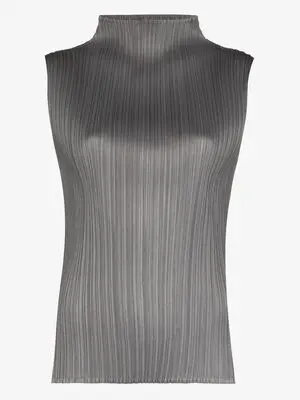 Issey Miyake Mock Neck Camis Tanks For Women