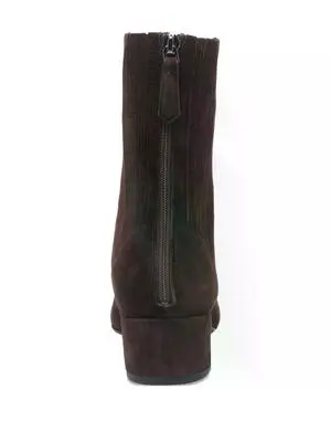 AQUAZZURA Saint Honoré Suede Ankle Boots - Brown