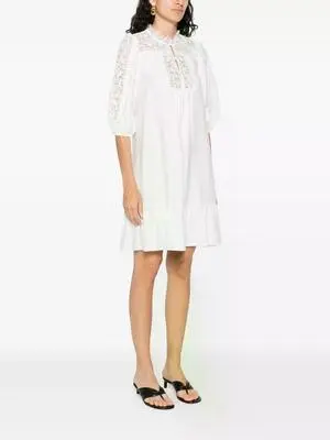 NISSA Lace-embellished Dress