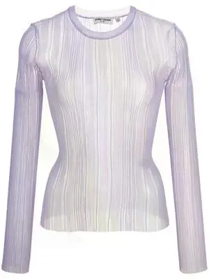 Opening Ceremony Sheer Ribbed Top
