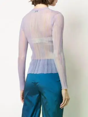 Opening Ceremony Sheer Ribbed Top