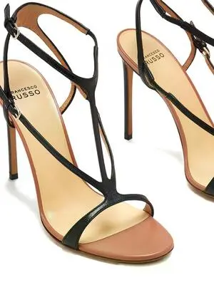 FRANCESCO RUSSO 105mm Strappy High-heeled Sandals