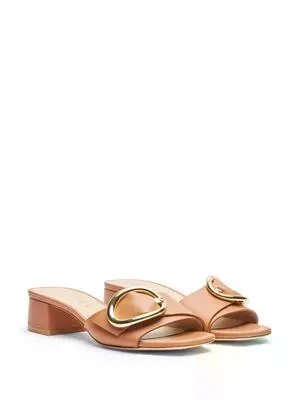 STUART WEITZMAN 35mm Benni Leather Sandals